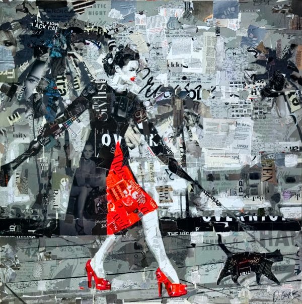 Art et glam: Derek Gores : l'art des collages