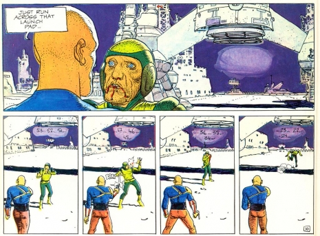 "El largo mañana" (1975) del maestro del cómic Moebius, fuente ...