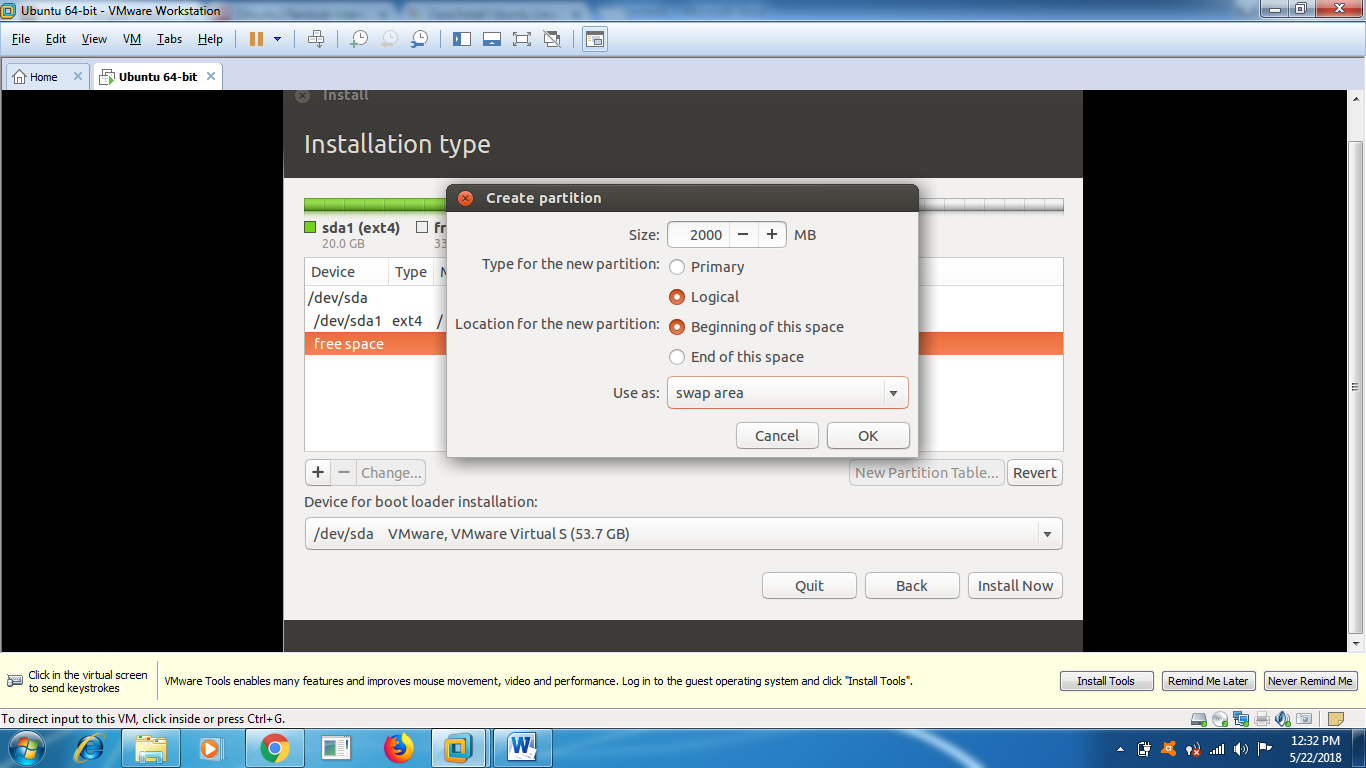 Sistem Operasi: CARA INSTALL UBUNTU PADA VMWARE