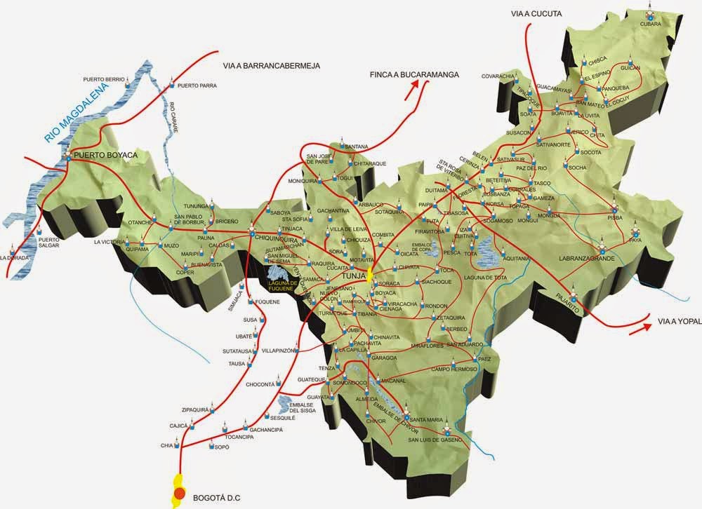RECREATE: MAPA DE BOYACÁ