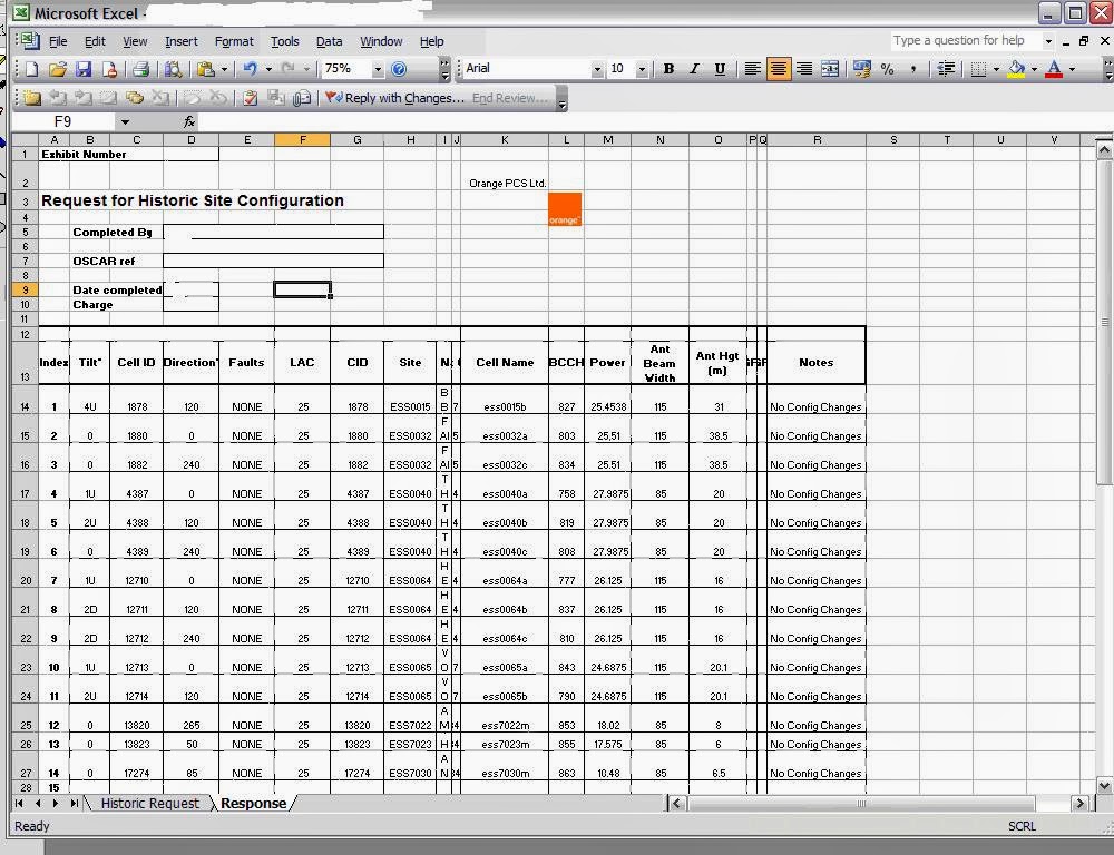 Cell Site Analysis: Examples of Cell Site Details