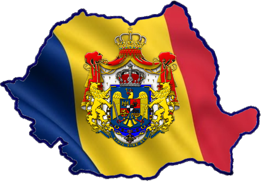 Român,Românesc,România: Harta României steag3D model