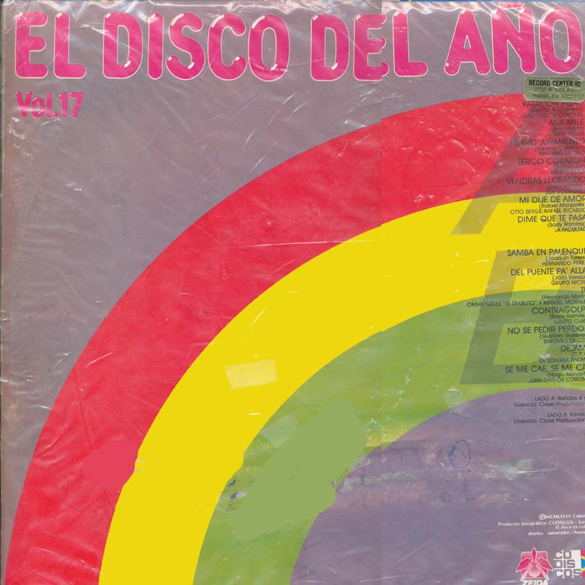 MELODIAS DE COLOMBIA: EL DISCO DEL AÑO VOL.17 (CODISCOS 1985)
