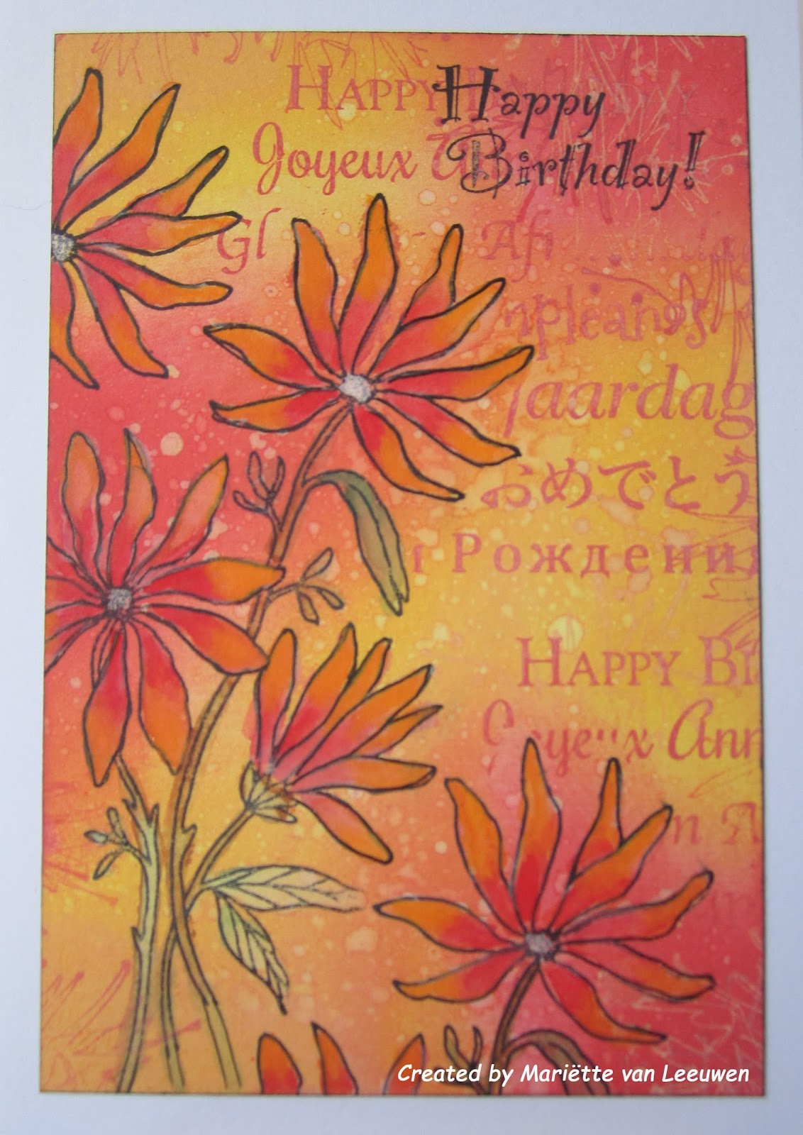 Magenta: Happy birthday - Joyeux anniversaire