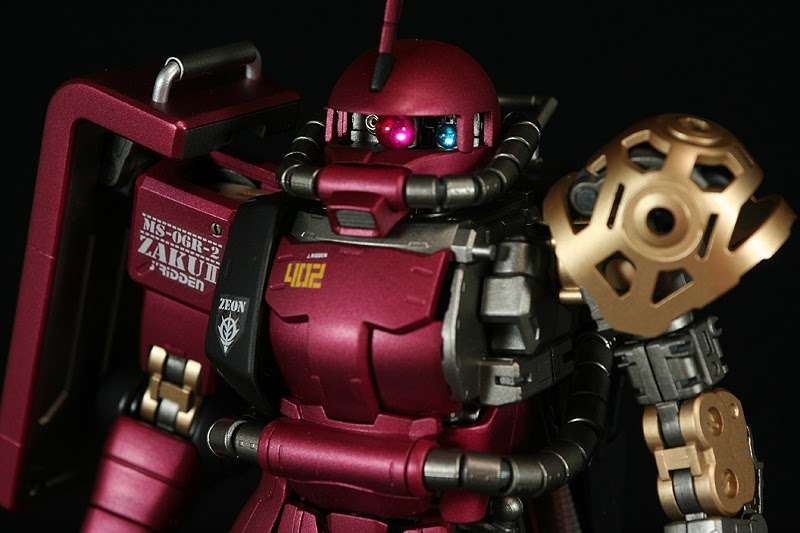 GUNDAM GUY: MG 1/100 MS-06R-2 Zaku II [Johnny Ridden Custom] - Metallic ...