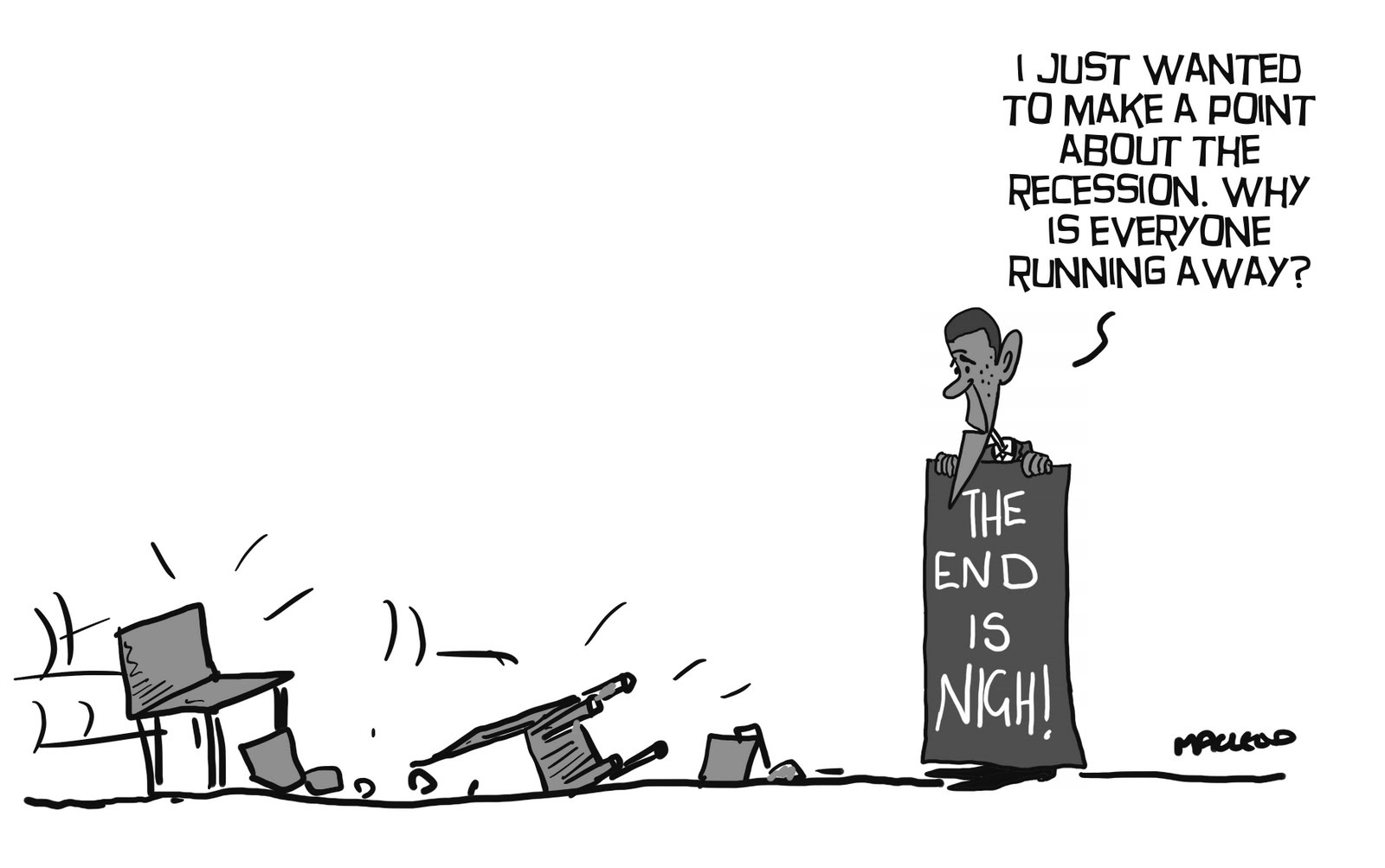 MacLeod Cartoons: Rapture Fever