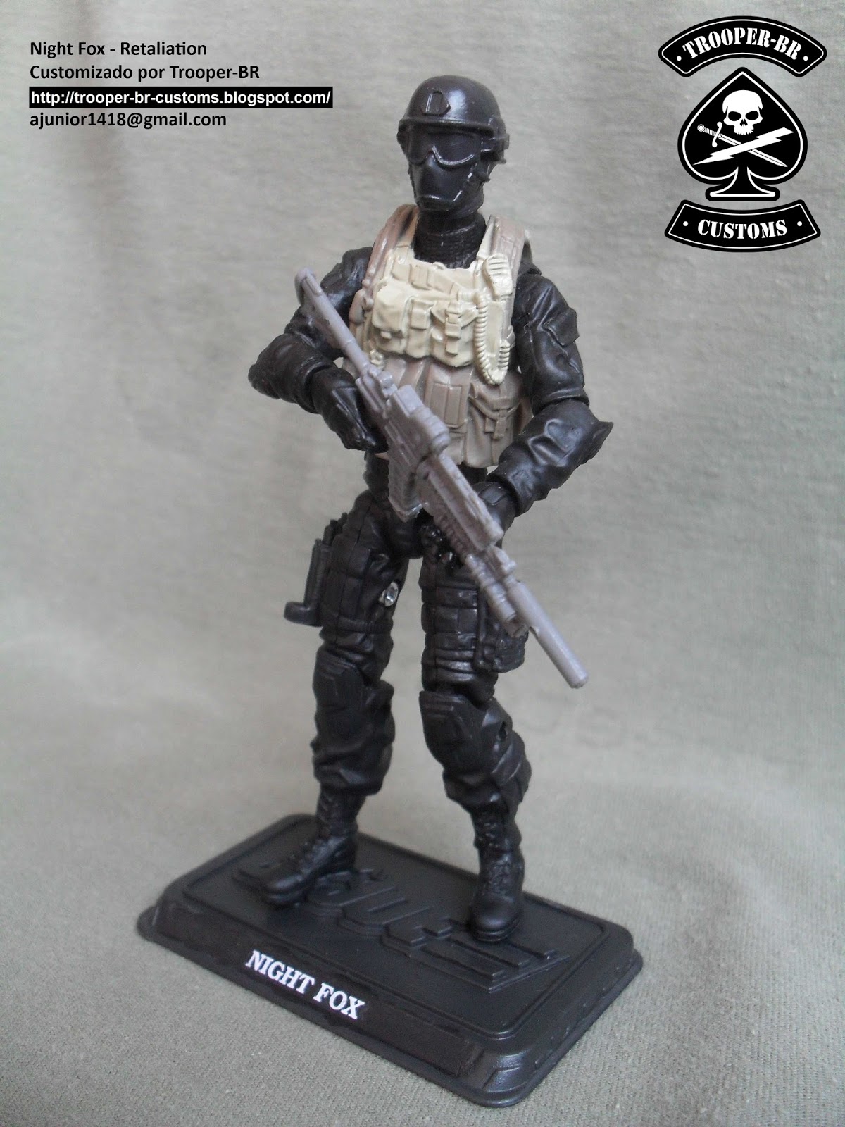 Gi joe Custom Action Figures: NIGHT FOX - RETALIATION