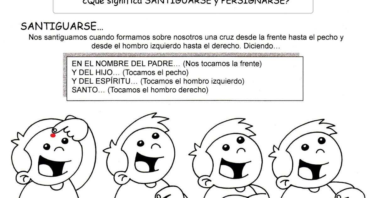El Rincón de las Melli: ¿Qué significa SANTIGUARSE y PERSIGNARSE?