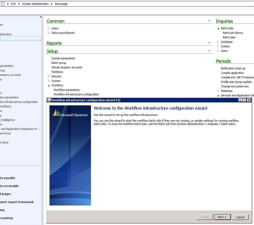 Dynamics AX Everyday: How to start workflow in AX2012