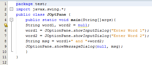 Jen's Blog: Penggunaan JOptionPane pada Java Swing