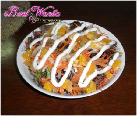 Dressing Salad Oren Valencia Mudah & Sedap. Jom Sihat Makan Salad ...