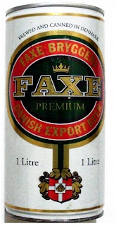 O Colecionador de Latas: Cerveja Faxe Premium - Dinamarca