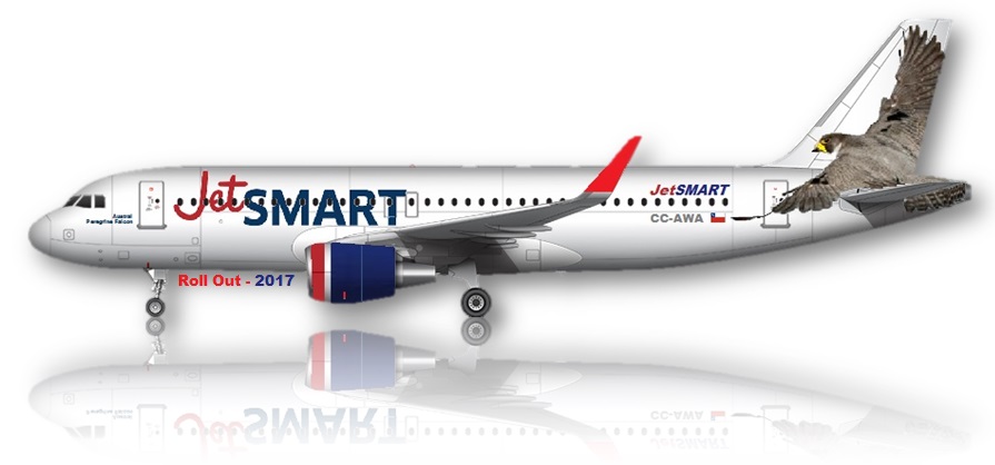 Roll Out - Aerospotter: Llega a Chile JetSMART