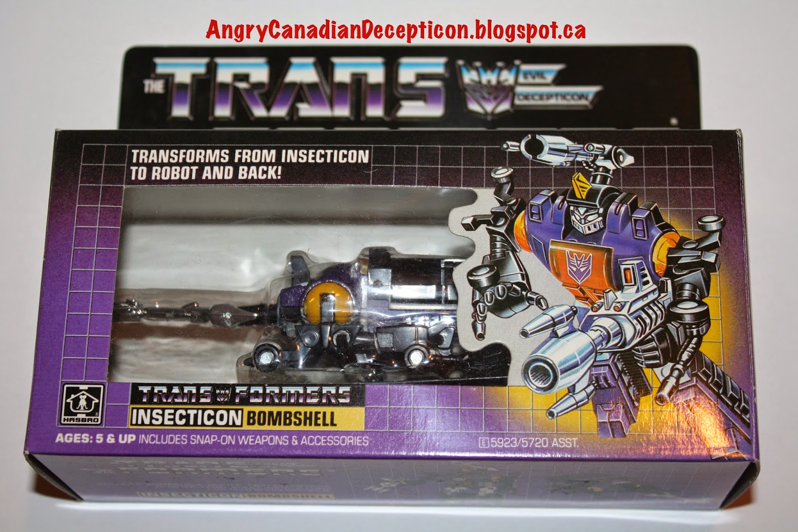 A Transformers Blog - My Life In Collecting: G1 Insecticons Bombshell ...