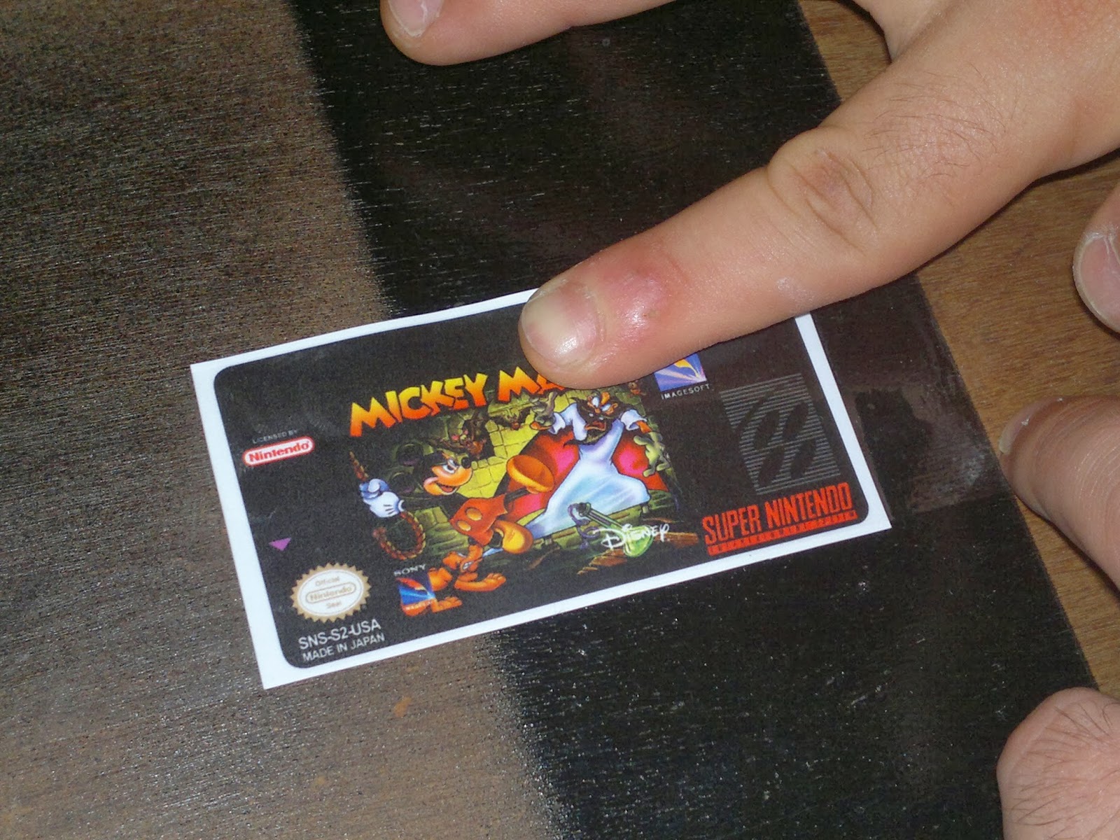 Super Nintendo Labels: Tutorial: Montagem das labels