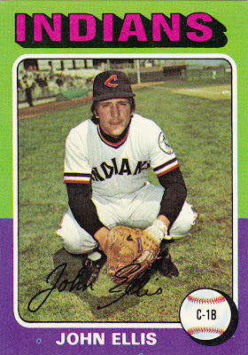 1975 Topps (it's far out, man): #605 - John Ellis