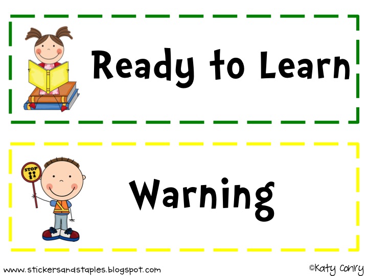 stickers and staples: Behavior Chart Freebie!