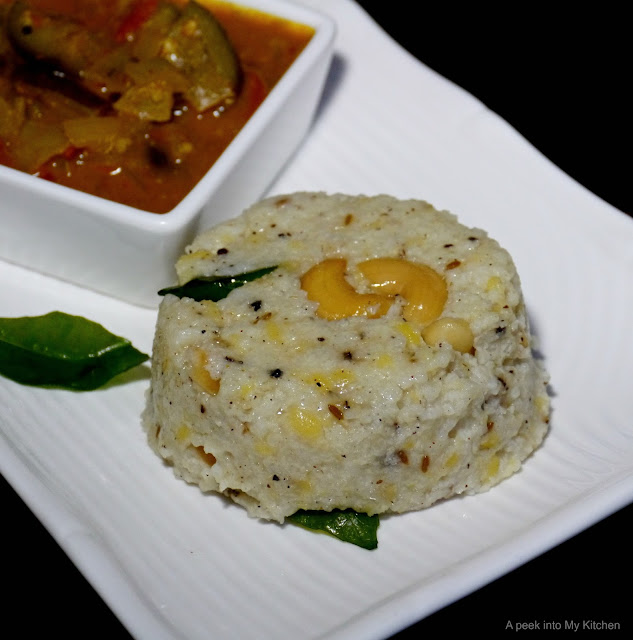 A Peek into My Kitchen: Saamai Pongal / Little Millet Porridge ~ Day 63