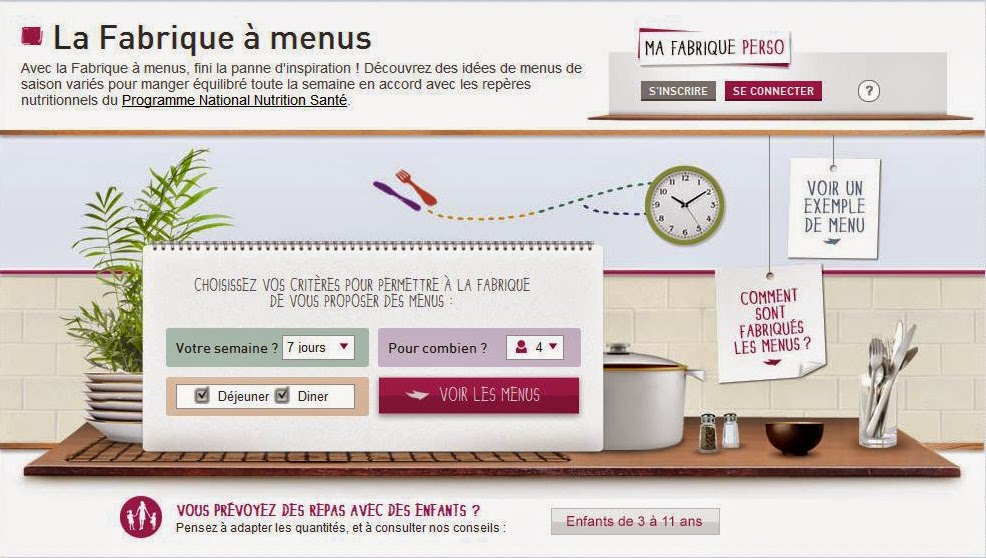Bloggez tous Ensemble: Composer facilement vos menus avec La Fabrique à ...