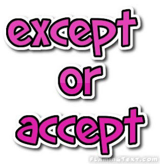 Working in Words: eXcept or accept - Mixed messages and misused words ...