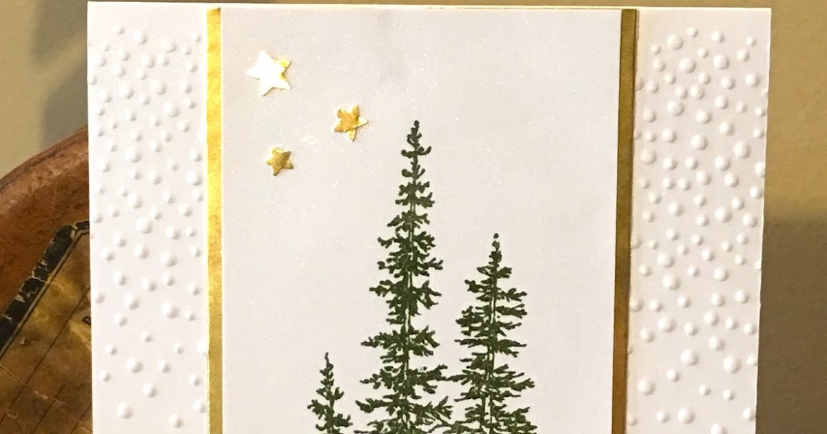 Trinity Designs: Simple Silent Night Card - Quick and Easy Christmas!