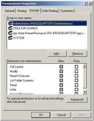Tech Tips from the Castle: The CREATOR OWNER Problem