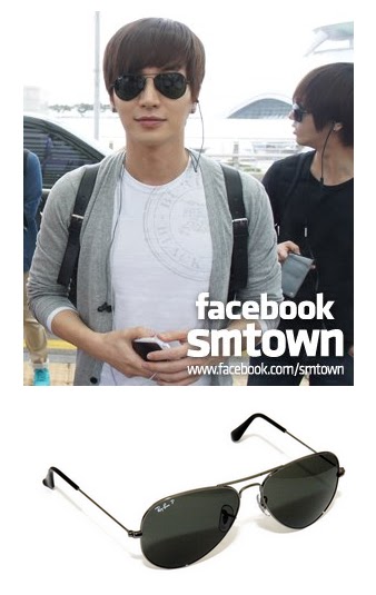 Kpop Style: Sooyoung, Leeteuk and Minho wearing Ray Ban