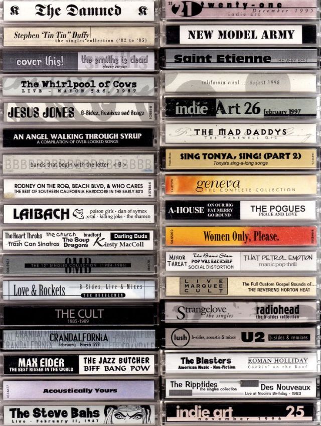 The Lost Art of Cassette Design ~ Vintage Everyday