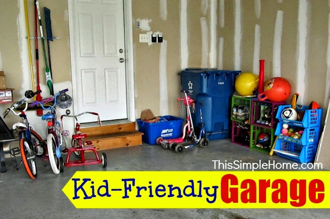 Kid-Friendly Garage Solutions - This Simple Home