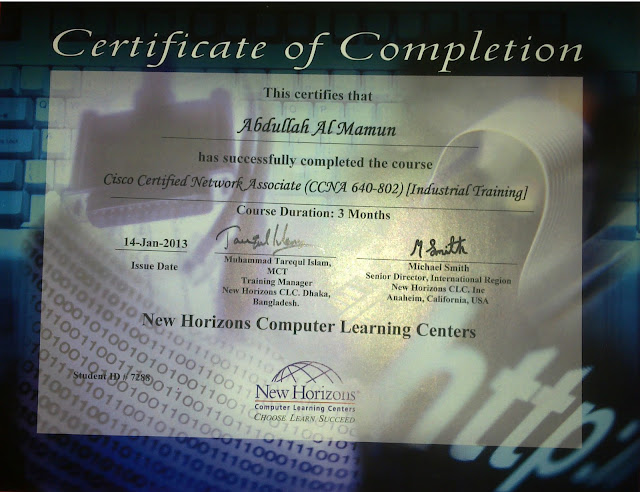 CCNA Tutorial | Cisco CCNA | networking training: My CCNA Certificate