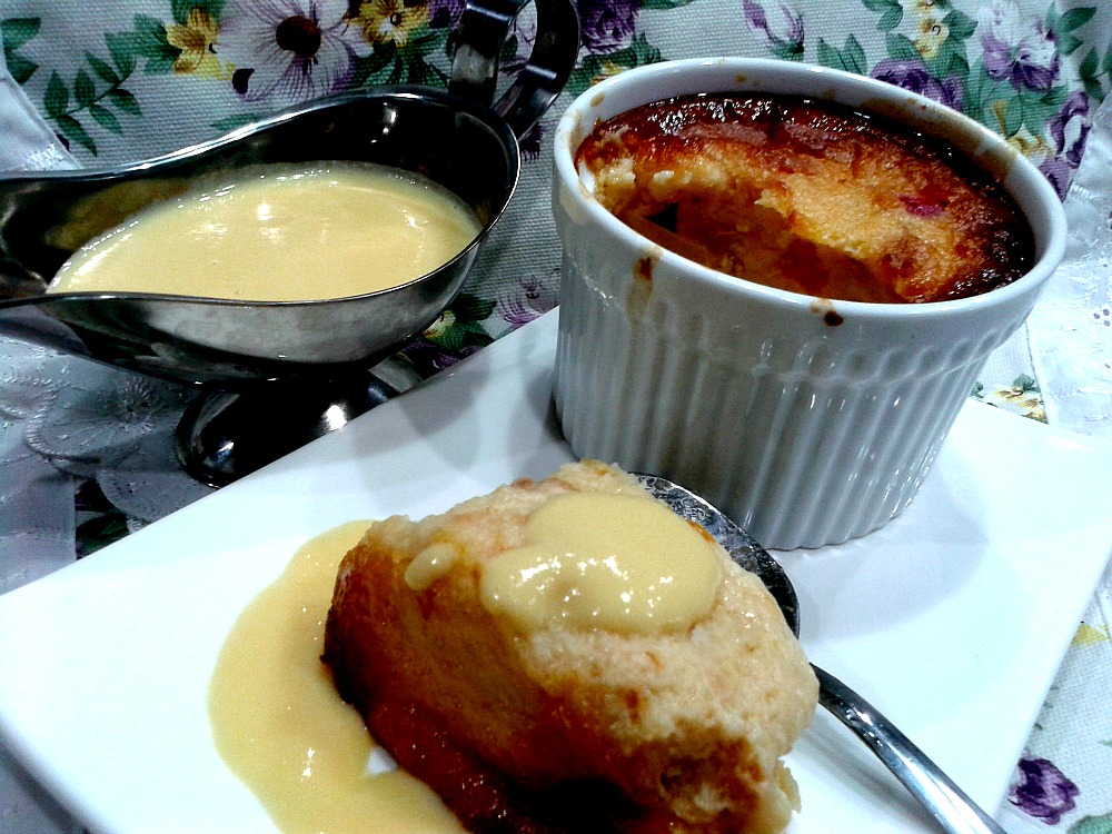 Bread n Butter pudding. Resipi sini.