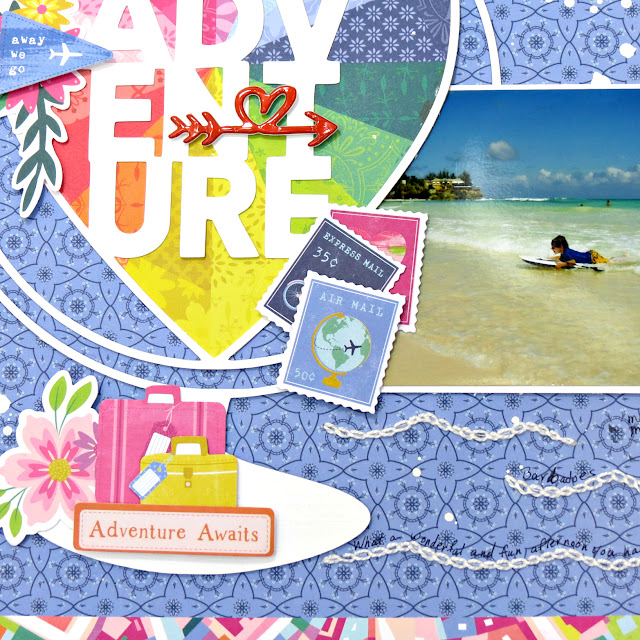Scrapping With Yvette: To a New Adventure | My Creative Scrapbook