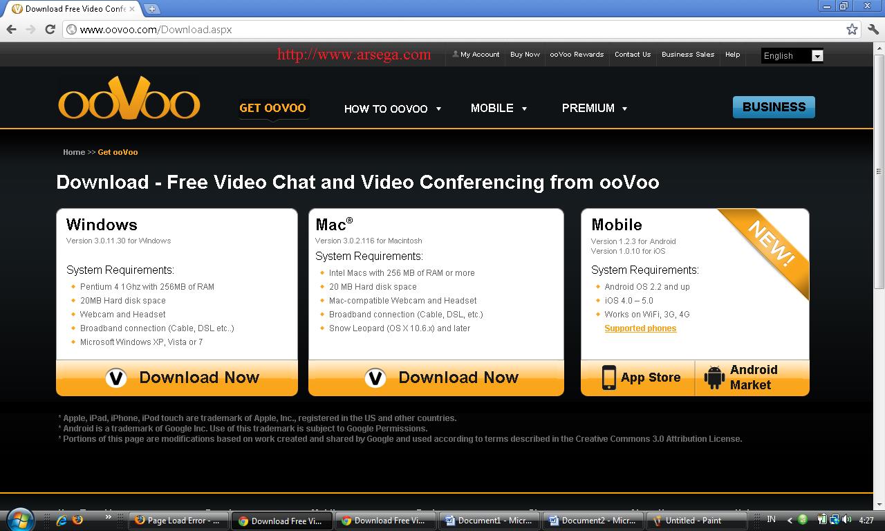 Melakukan Free Video Call dengan Aplikasi oovoo - Arsega dot Com