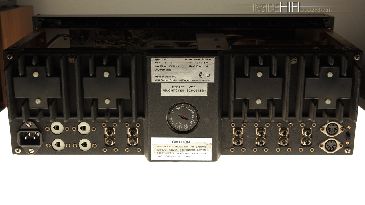 Inside Hi-Fi: Revox A78 MK II