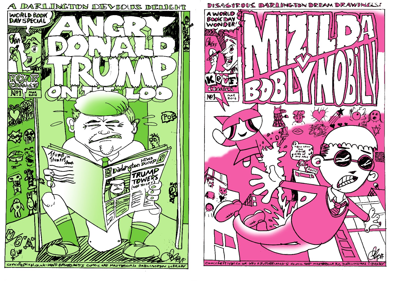 Kev F comic art: Big Bad Bacon Squad - kids comics from World Book Week ...