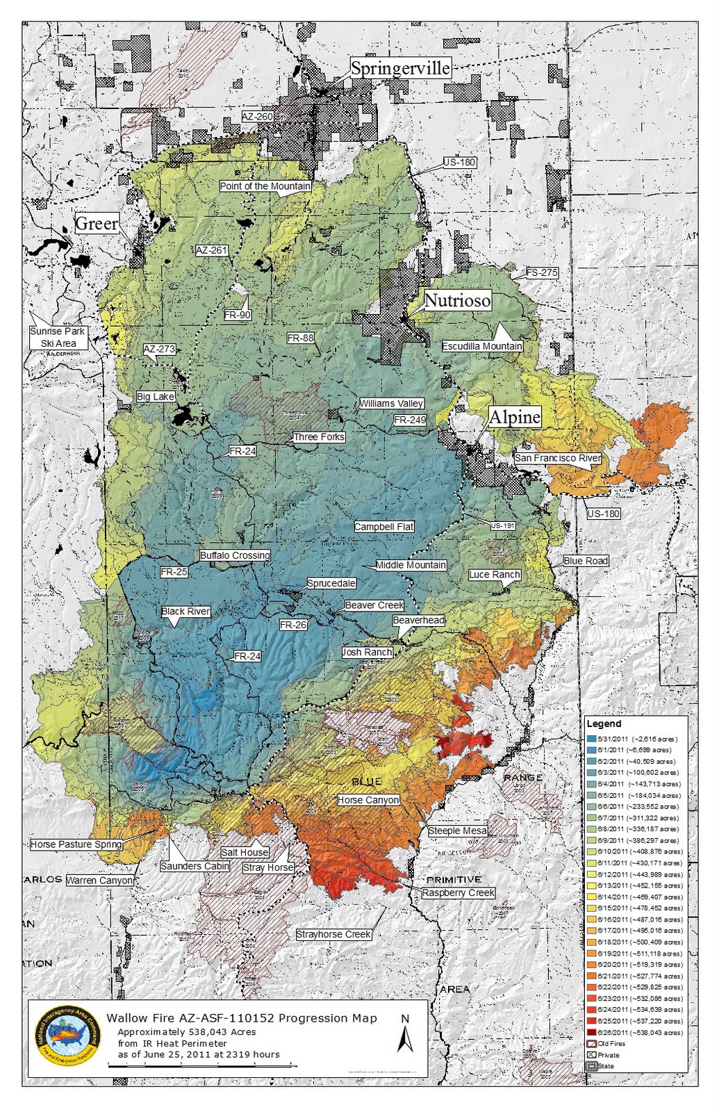 Dixie fire map update - gilitlife