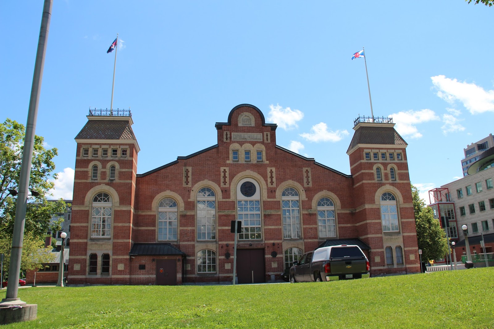 Memorials in Ottawa: Cartier Square Drill Hall