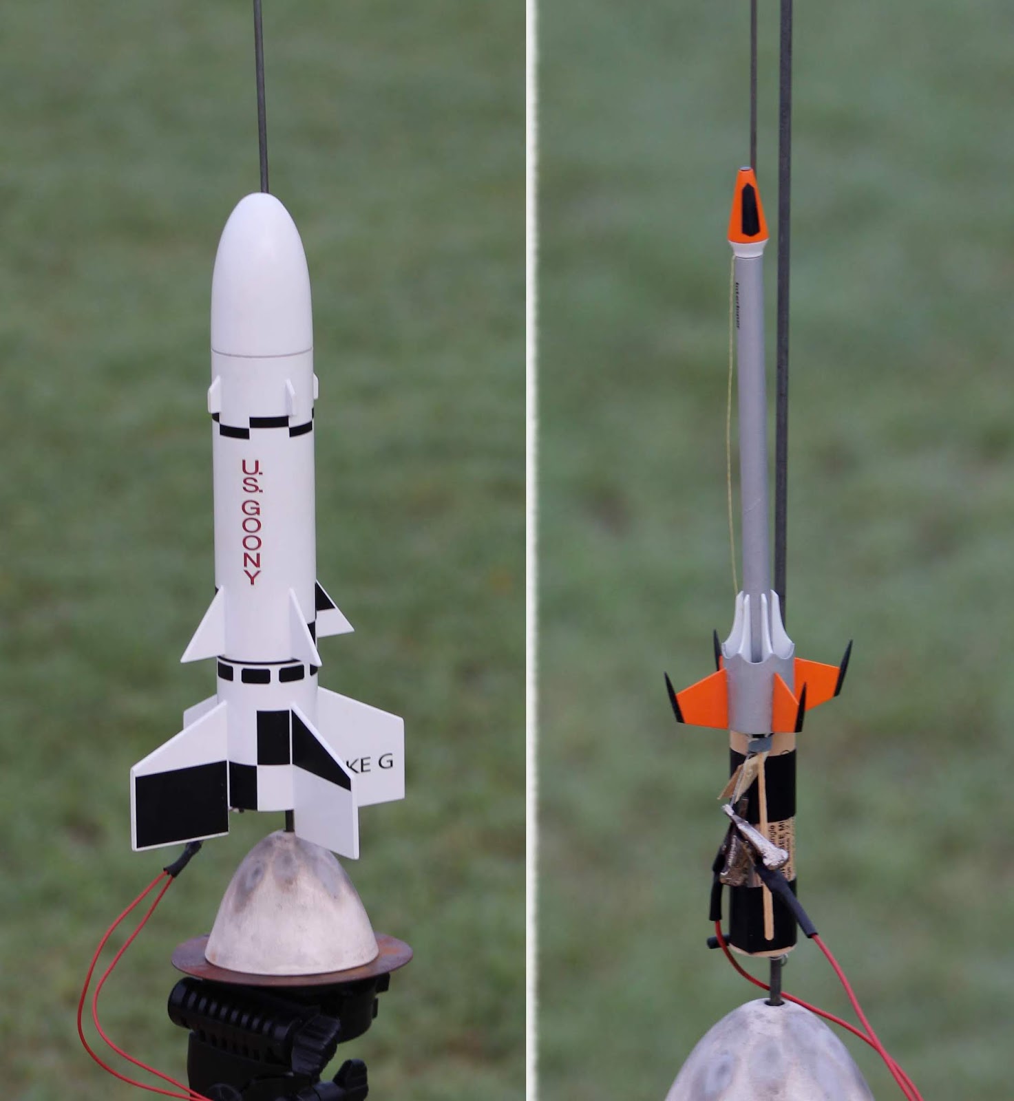 Model Rocket Building: Launch! Schoolyard, November 25, 2018