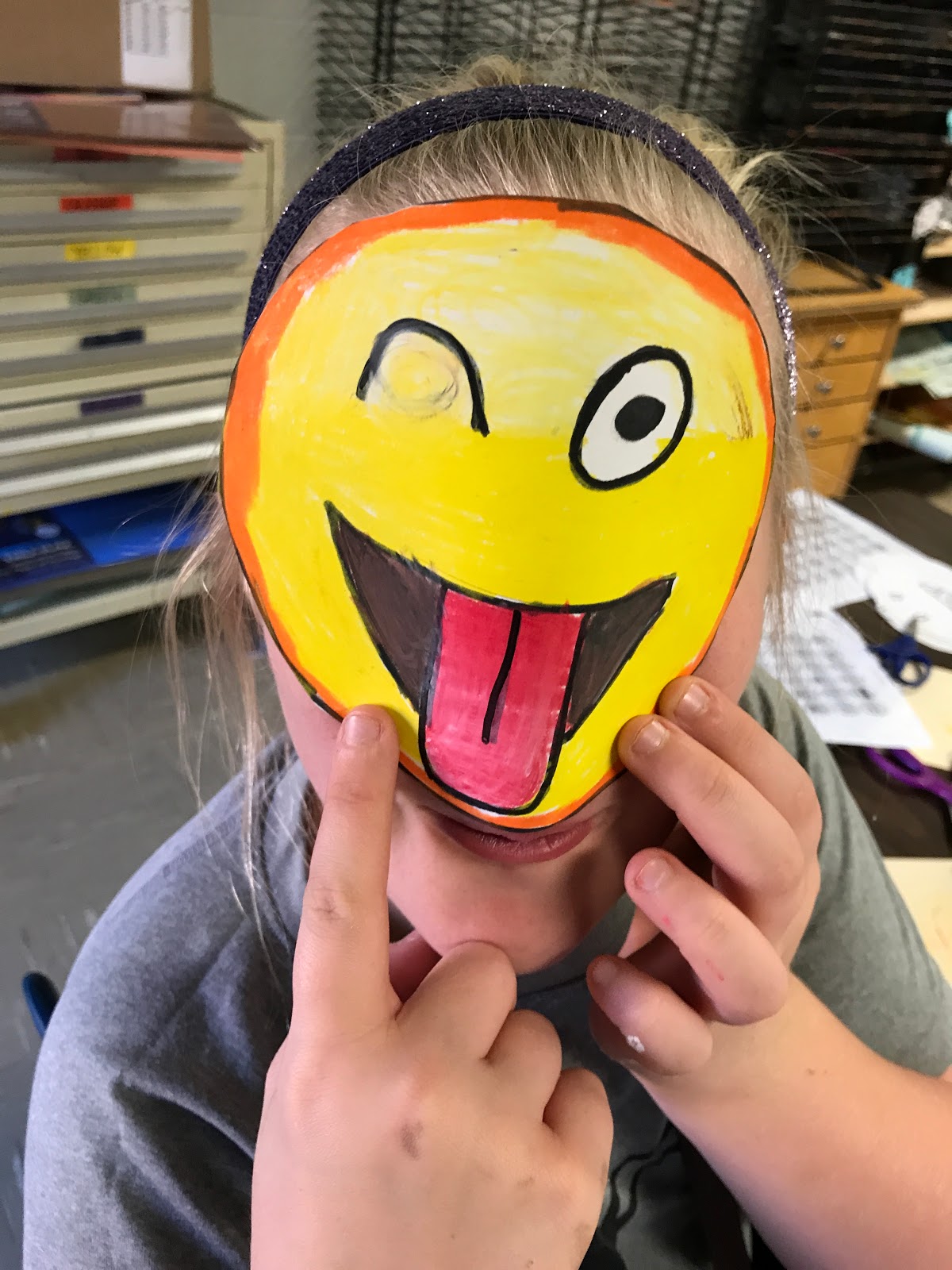 Elements of the Art Room: 4th Grade Pop Art Emojis 😄