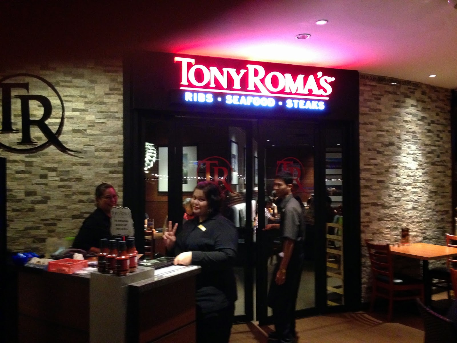 gila makan: Tony Roma's in Citta Mall