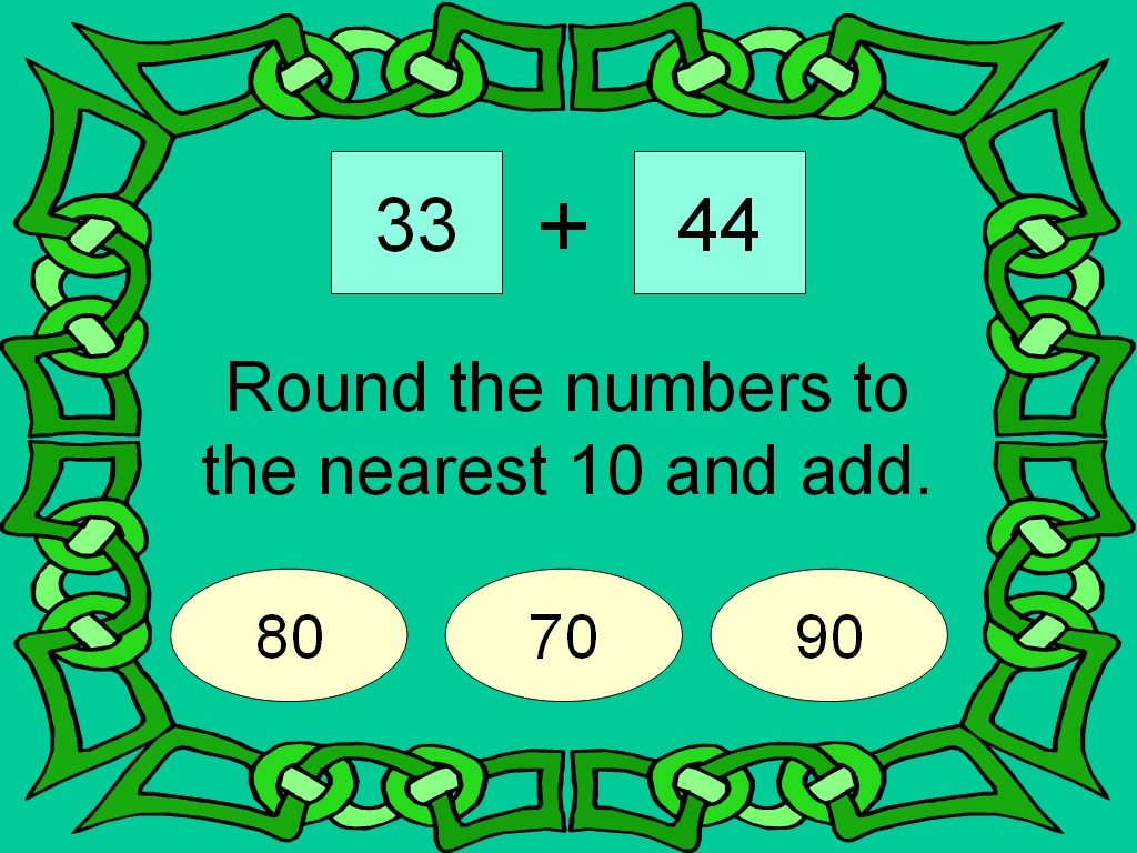 Student Survive 2 Thrive: Math Practice: Add Rounded Numbers