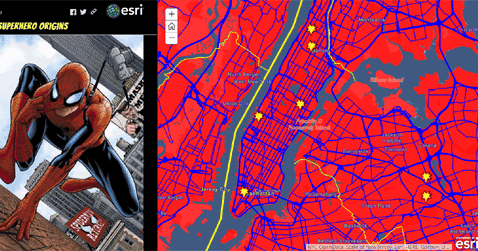 Maps Mania: The Superhero Distribution Map