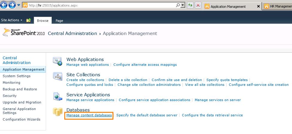My SharePoint....: Move content database of SharePoint 2010