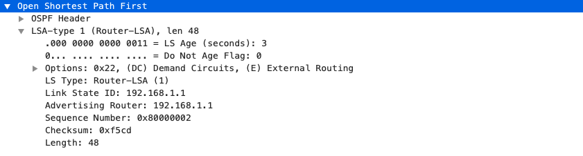 OSPF Packets Overview