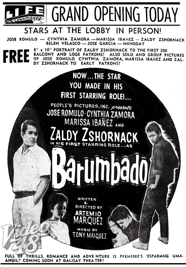 Video 48: THE FIFTIES # 420: JOSE ROMULO, CYNTHIA ZAMORA, MARISSA ...