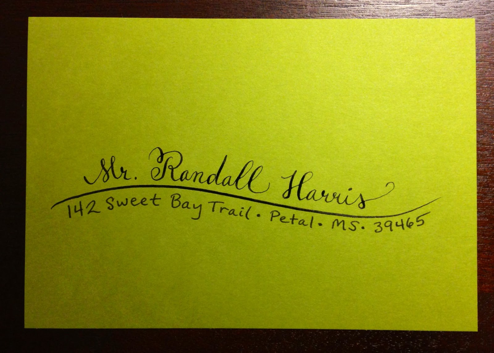 Writing By Hand: Yet Another Envelope Style