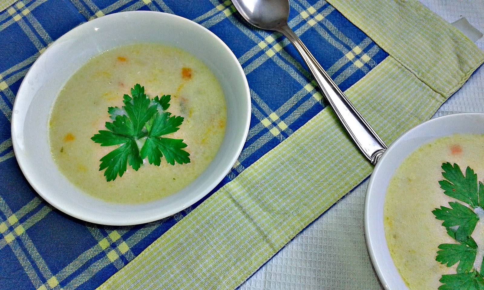 Busy mum's notes: Rice and salami soup with cheese triangles
