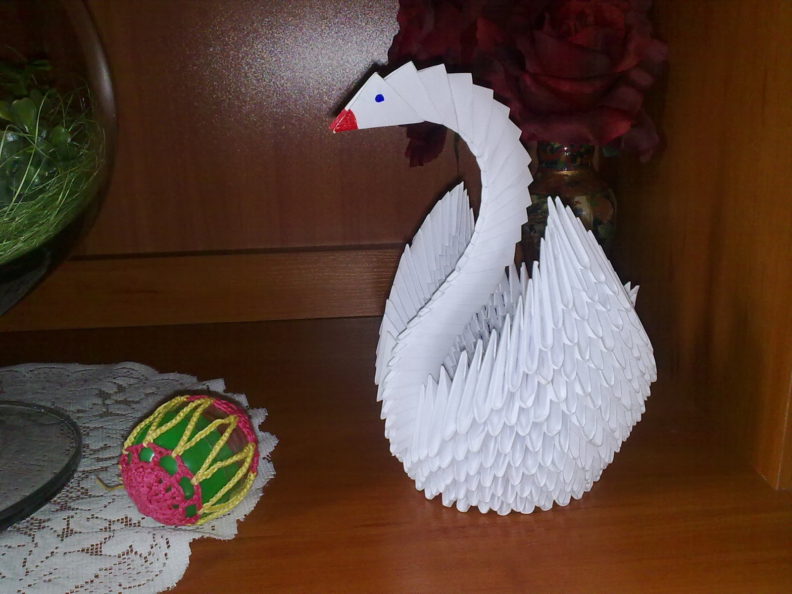 Mania tworzenia: łabędzie origami