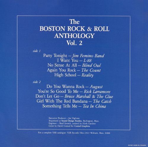 The Boston Rock and Roll Anthology Vol. #21