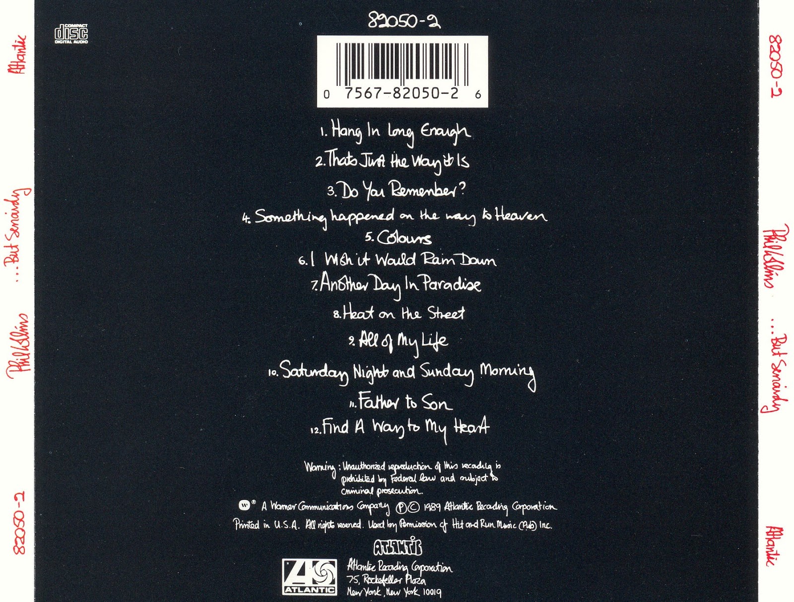 Phil Collins Discography (1981 - 2004) - DISCOGRAFIAS COMPLETAS KIKO